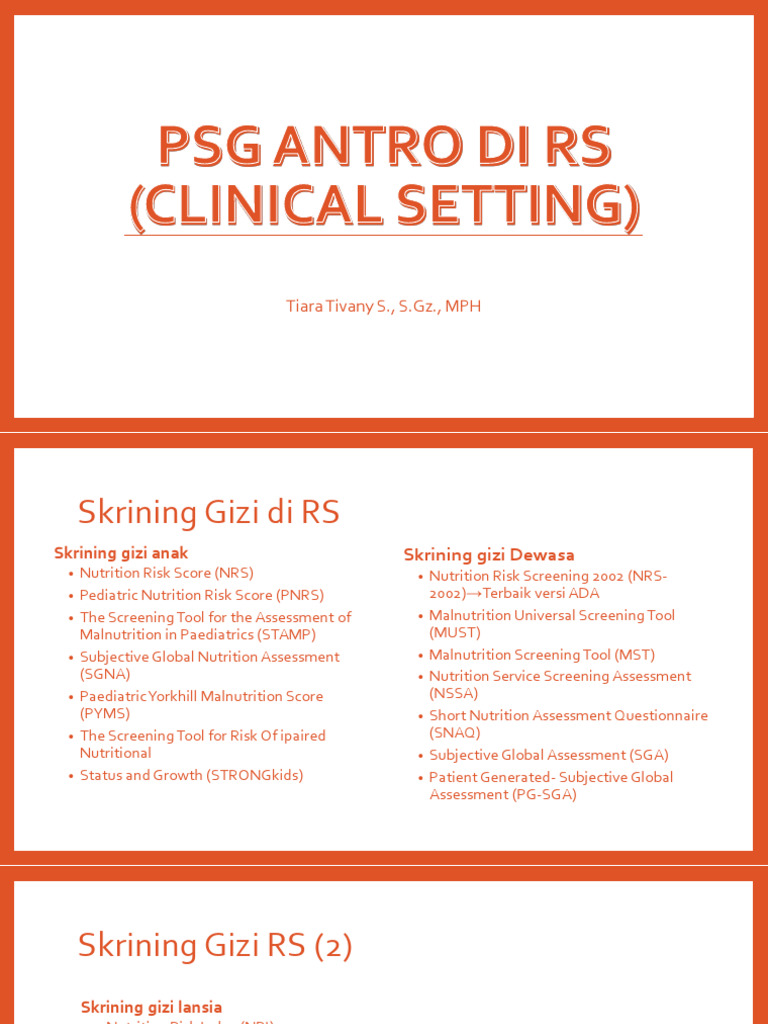 PSG Pasien Di RS (Clinical Setting) 2024 | PDF