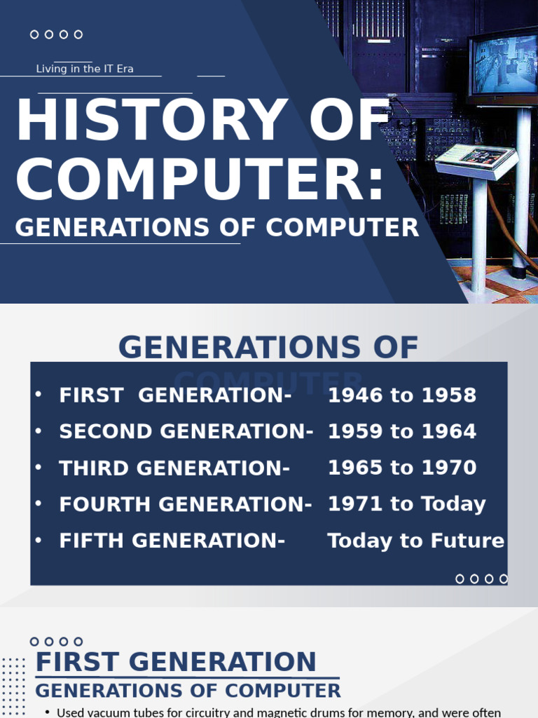Module 2 Part 2 - History of Computer | PDF | Graphical User Interfaces | Computer Memory