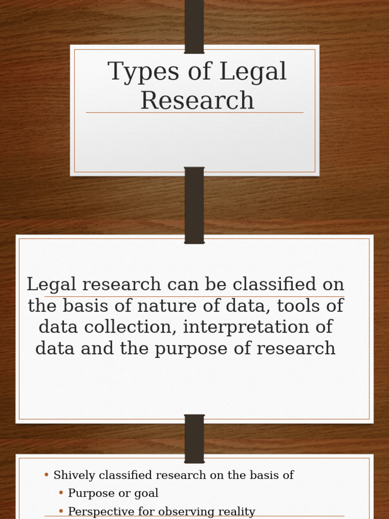 Types of Legal Research Explained | PDF | Inductive Reasoning ...