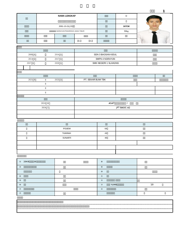 66.Cv Zainul Abidin Yuime | PDF