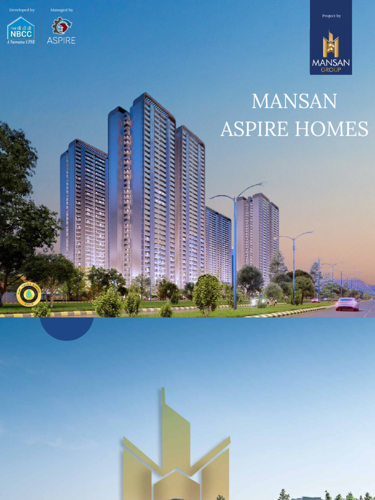 Mansan Aspire Homes: Luxury Living in Noida | PDF | Gardens