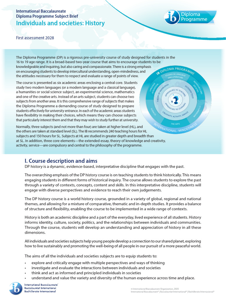 DP History SB en | PDF | Cognition | Liberal Arts Education