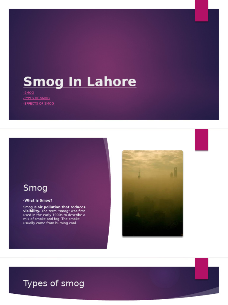 Science Project 1 (Smog) | PDF