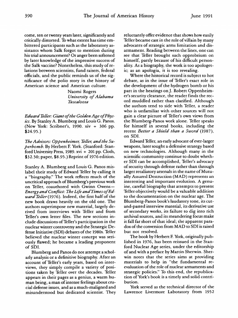 [the Journal of American History 1991-Jun Vol. 78 Iss. 1] Carlisle ...