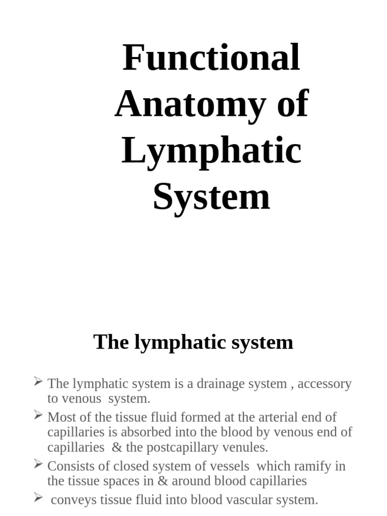 Lymphatic System | PDF | Lymph Node | Lymphatic System