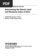 Aashto T 89 | PDF