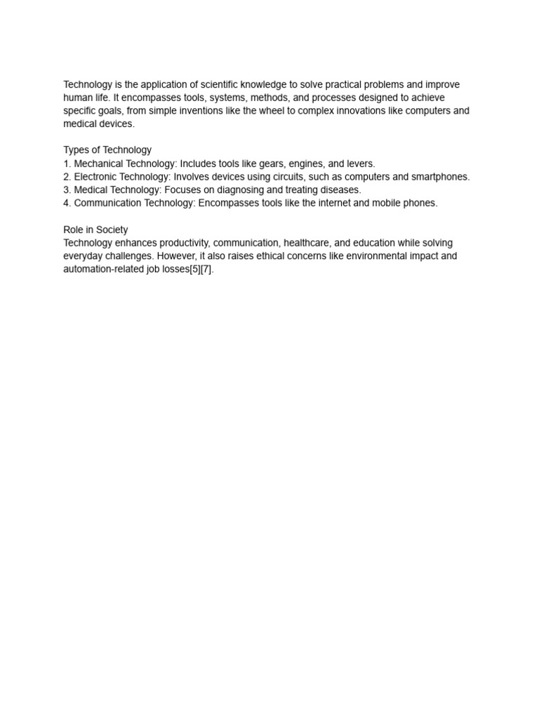 What Is Technology | PDF