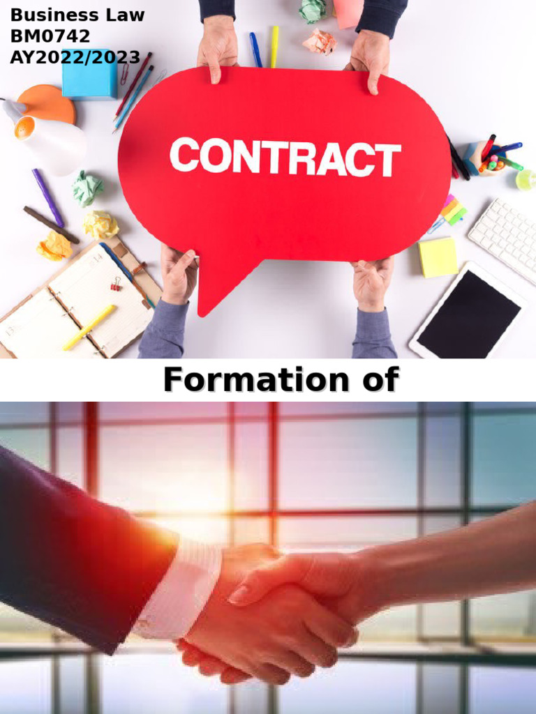 Understanding Offers in Contract Law | PDF | Offer And Acceptance ...