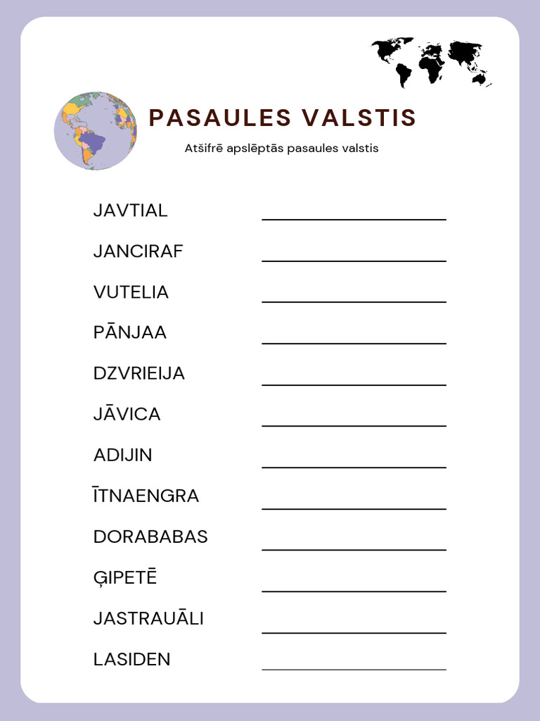 Anagramma Valstis | PDF