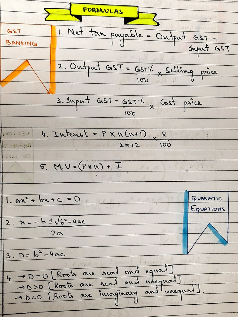 GST and Mathematical Concepts Overview | PDF