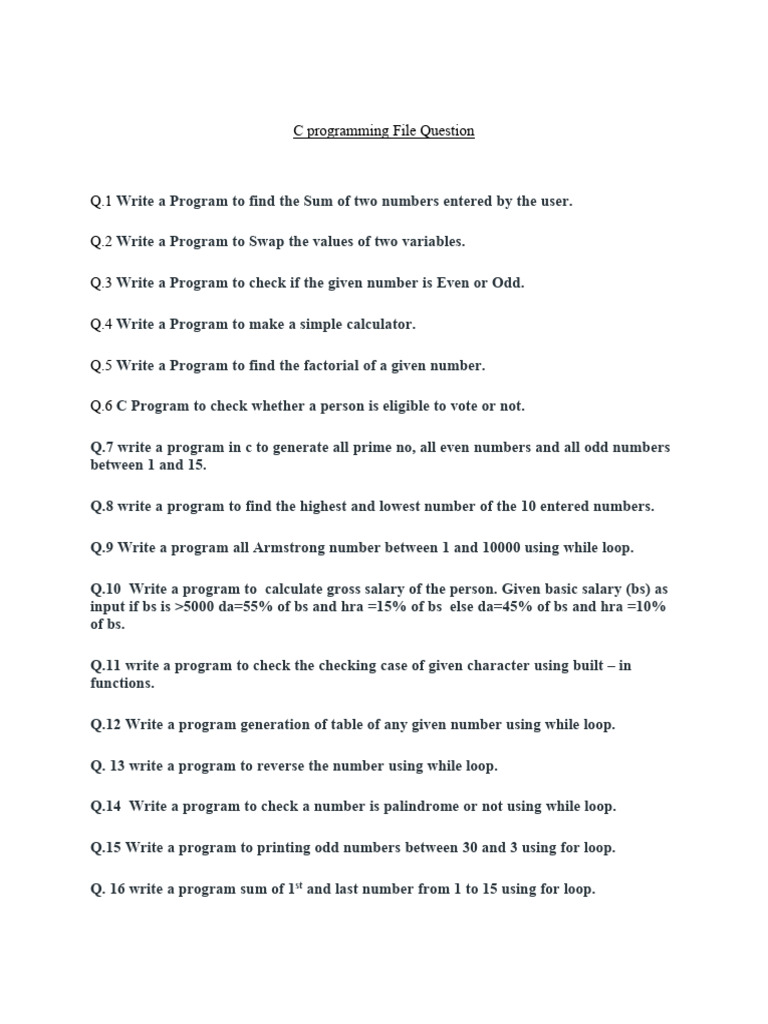 File Question Bca 2nd Sem | PDF | Pointer (Computer Programming) | String (Computer Science)