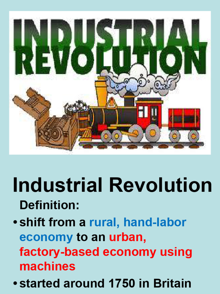 Industrial Revolution Notes For IDEASS 2024 | PDF