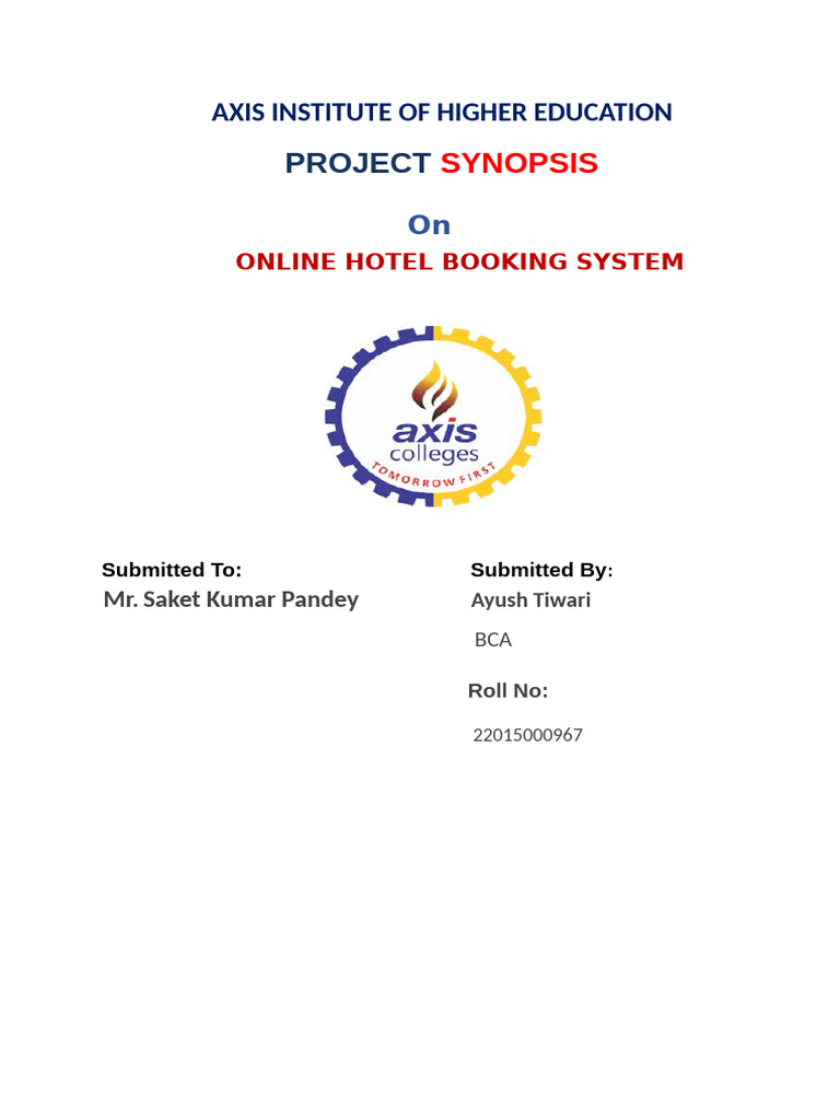Project Synopsis Major | PDF | Databases | Usability