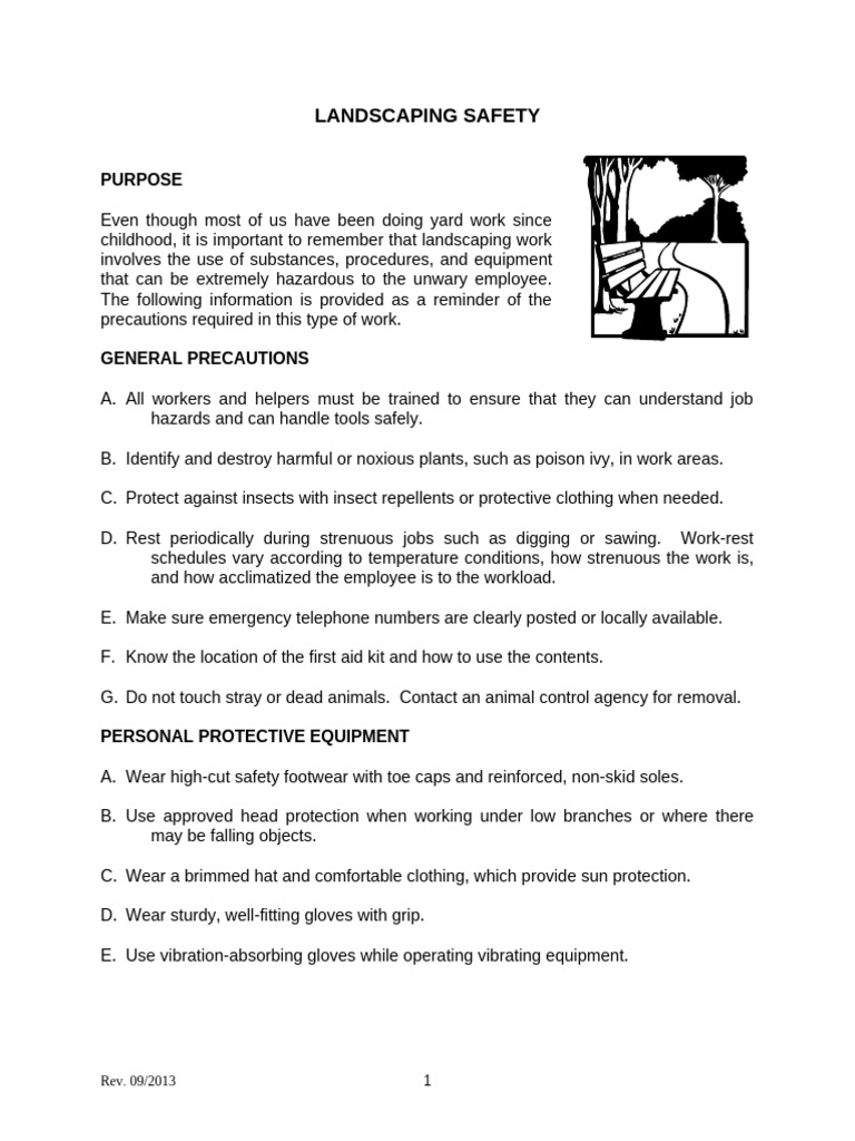 Tab Z Landscaping Safety | PDF | Tractor | Lawn Mower