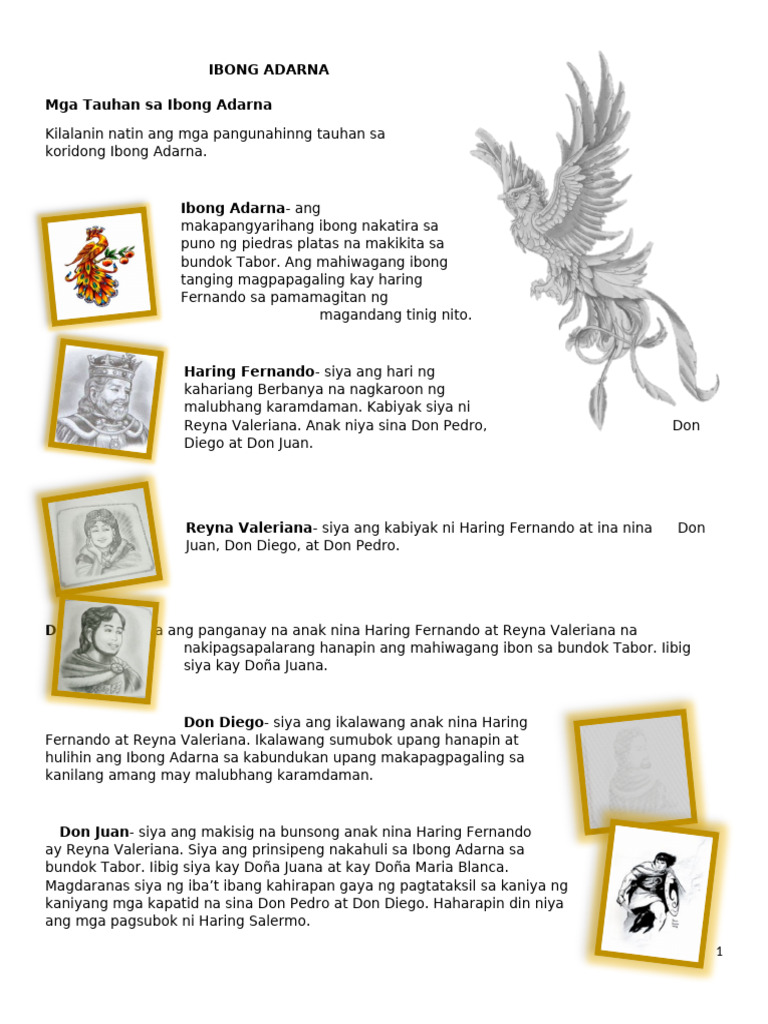 IBONG-ADARNA-TAUHAN | PDF