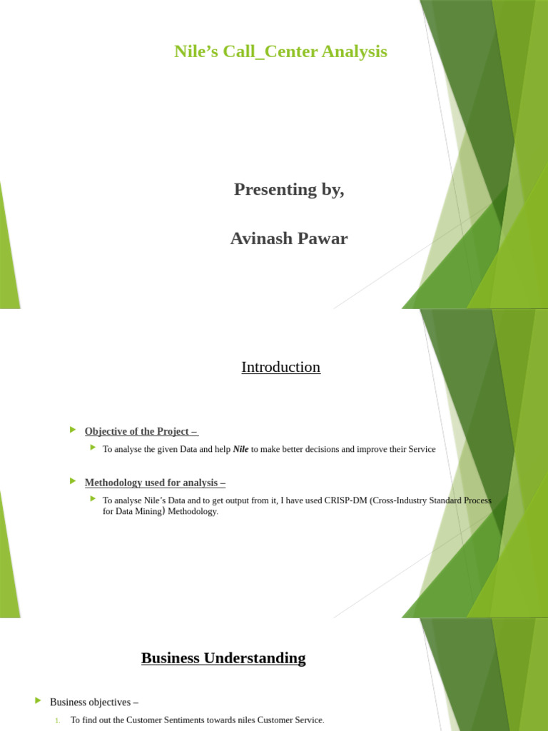 Niles Call Center Analysis | PDF | Data | Market Segmentation