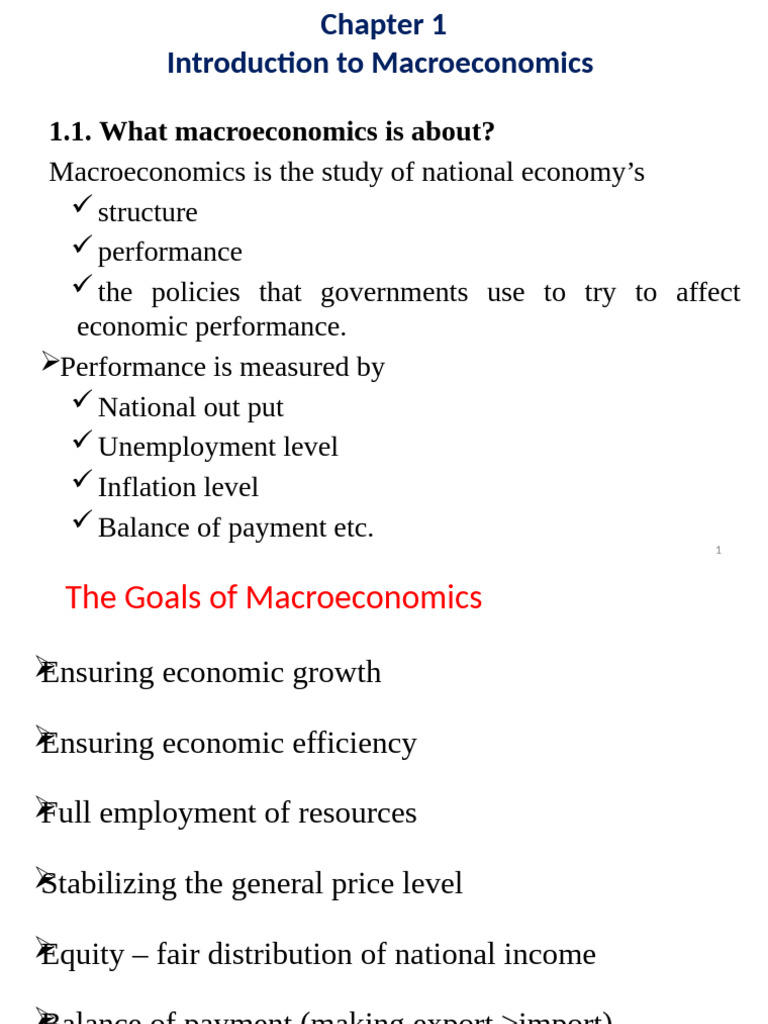 Key Concepts in Macroeconomics | PDF | Economics | Full Employment