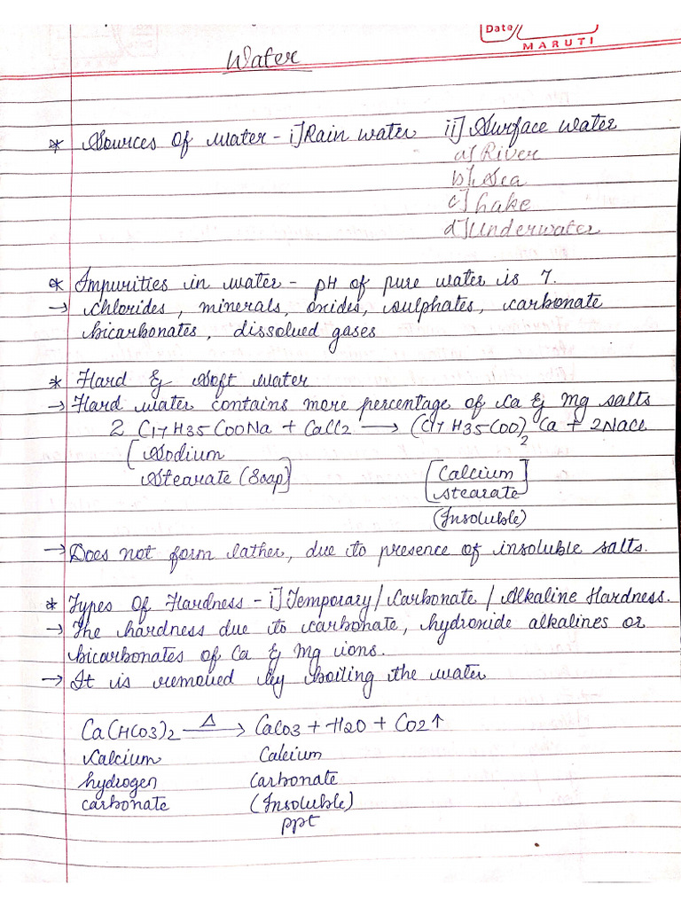 Water Chemistry | PDF