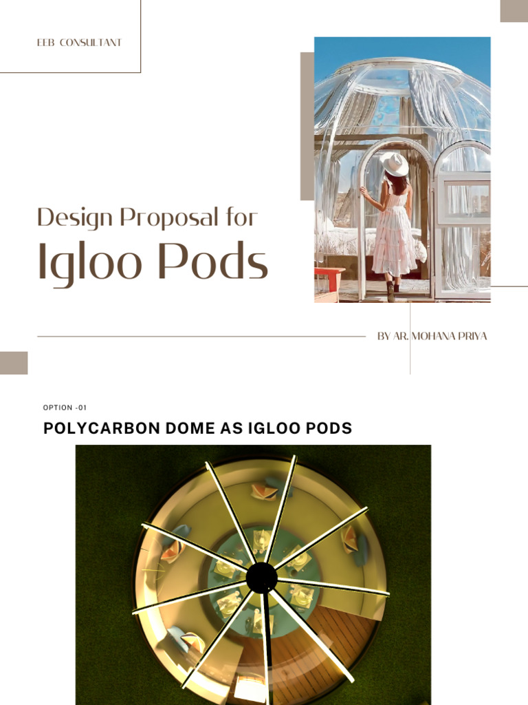 Igloo Pods Design Proposal | PDF