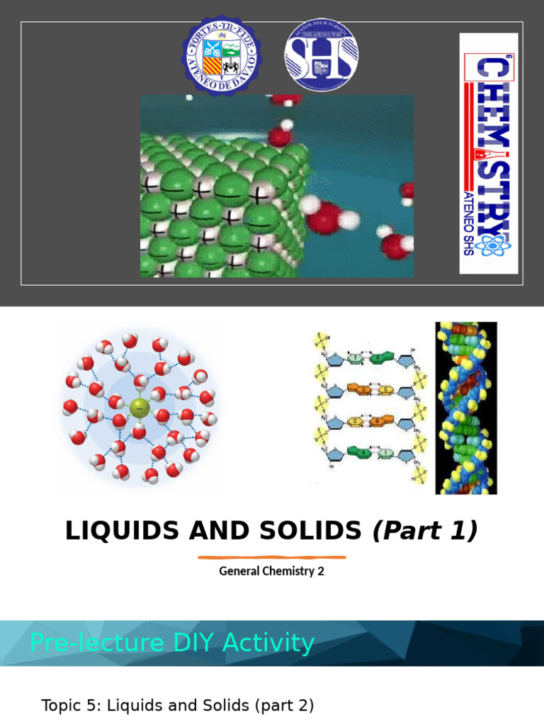 PPT - Liquids and Solids (Part 1) | PDF | Chemical Polarity ...