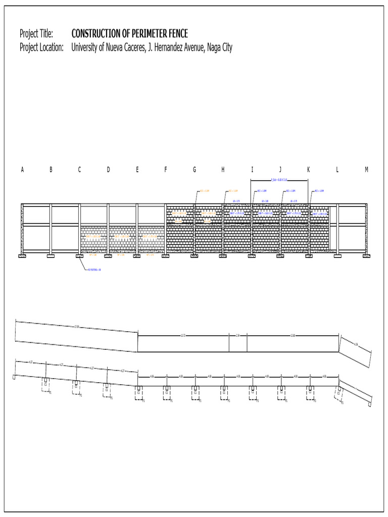 Construction of Perimeter Fence Unc - Plan 113024RF | PDF