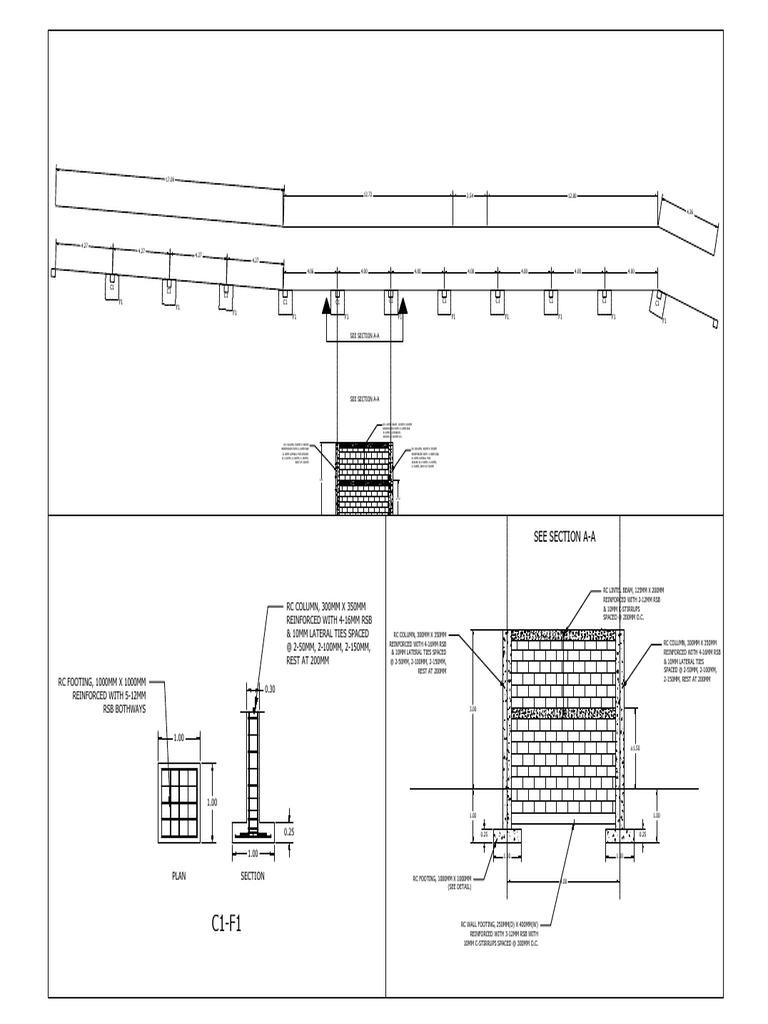 Perimeter Fence Structural Design Plan | PDF | Structural Engineering ...
