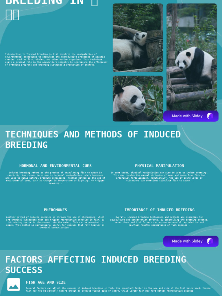 Induced Breeding in Fish | PDF | Selective Breeding | Aquaculture