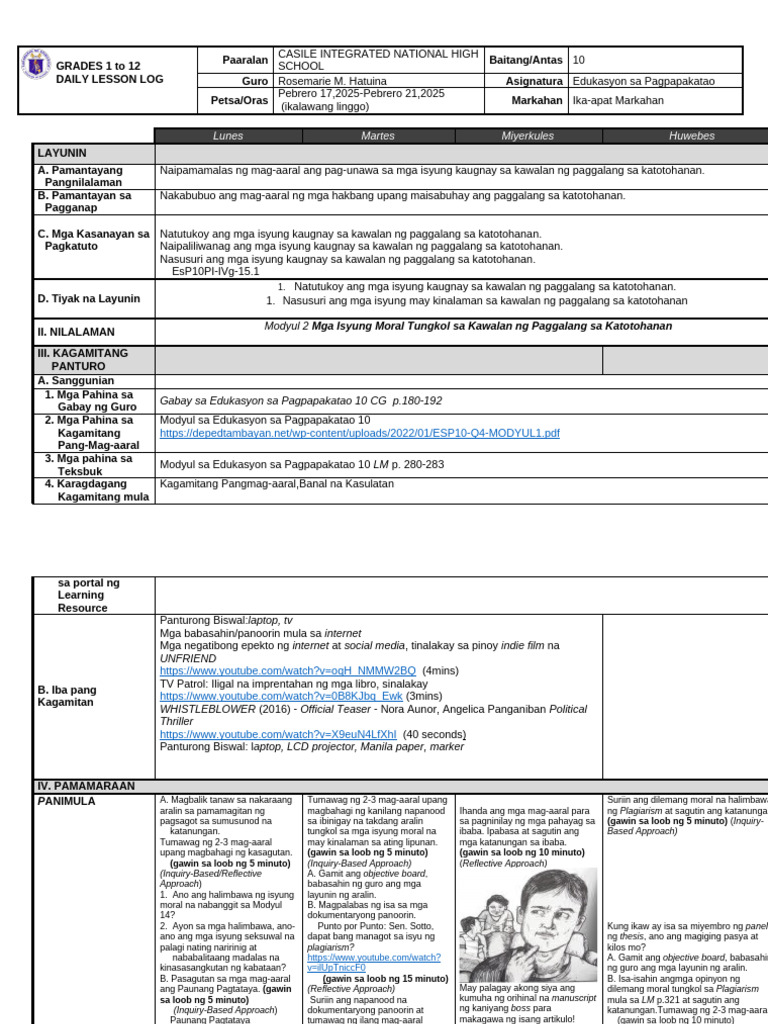 ESP10 Q4 Module 2 | PDF
