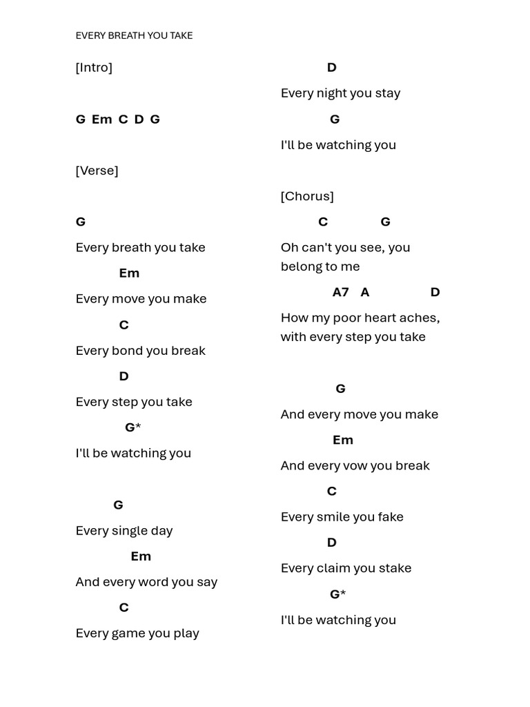 Every Breath | PDF
