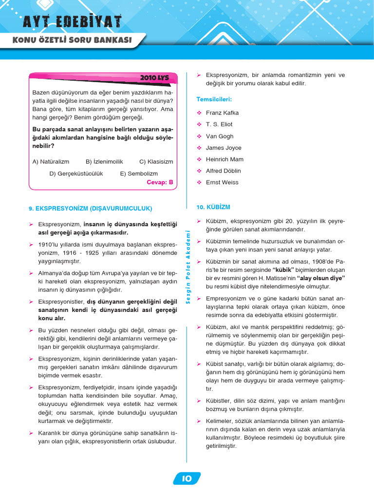 Edebi Akımlar-2 | PDF