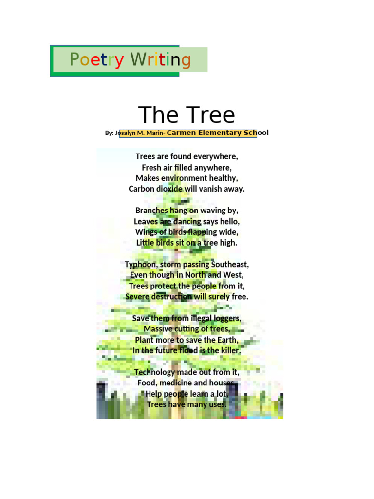 The Importance of Trees in Poetry | PDF