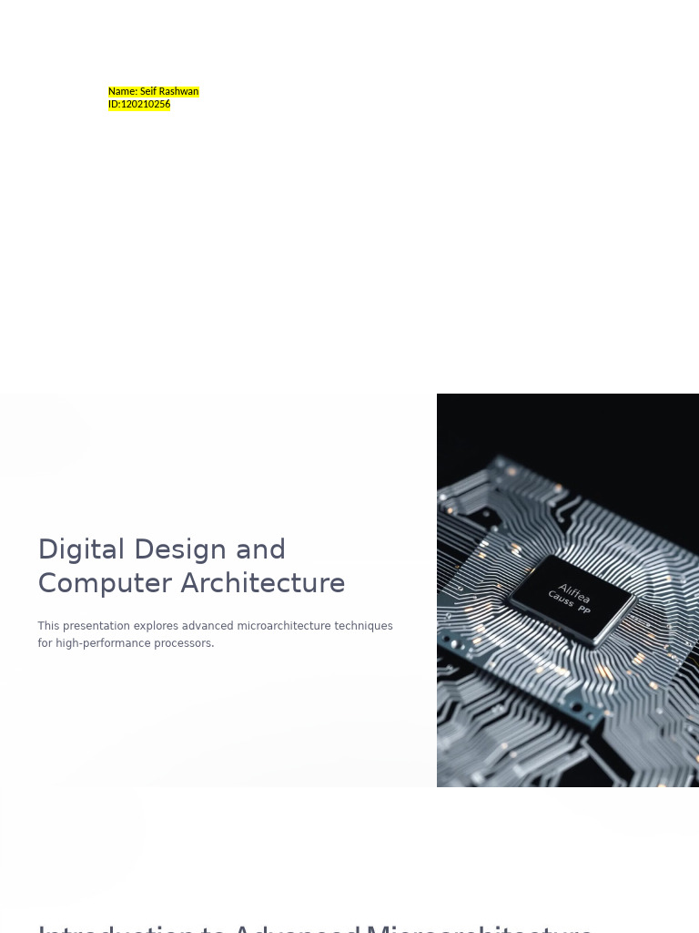 Digital-Design-and-Computer-Architecture | PDF