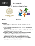 Questions Grade 7 (Cambridge) First Semster First Session | PDF ...