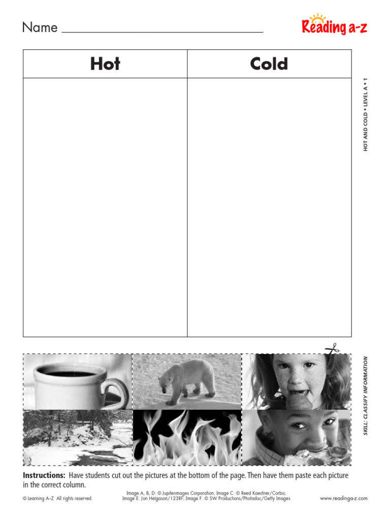 Hot and Cold Learning Activities | PDF | Linguistics | Human Communication