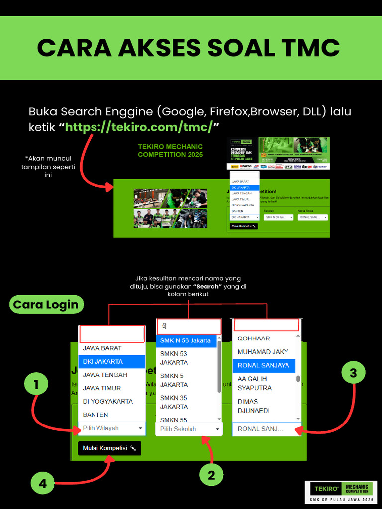 CARA AKSES SOAL TMC 2025 | PDF
