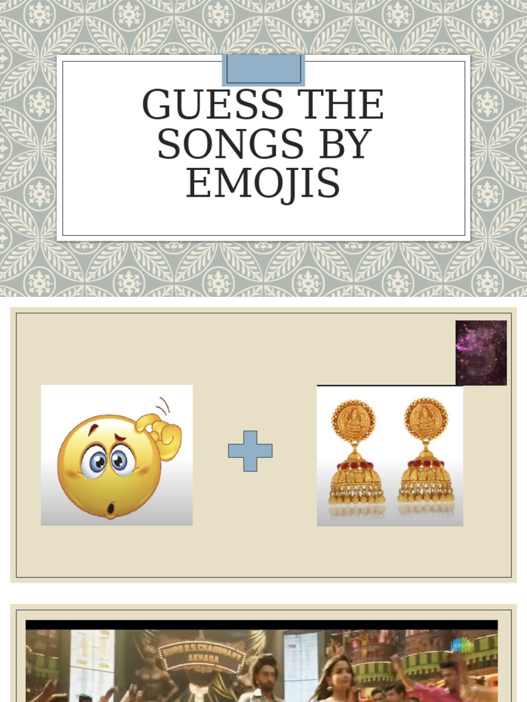Guess The Songs by Emojis | PDF