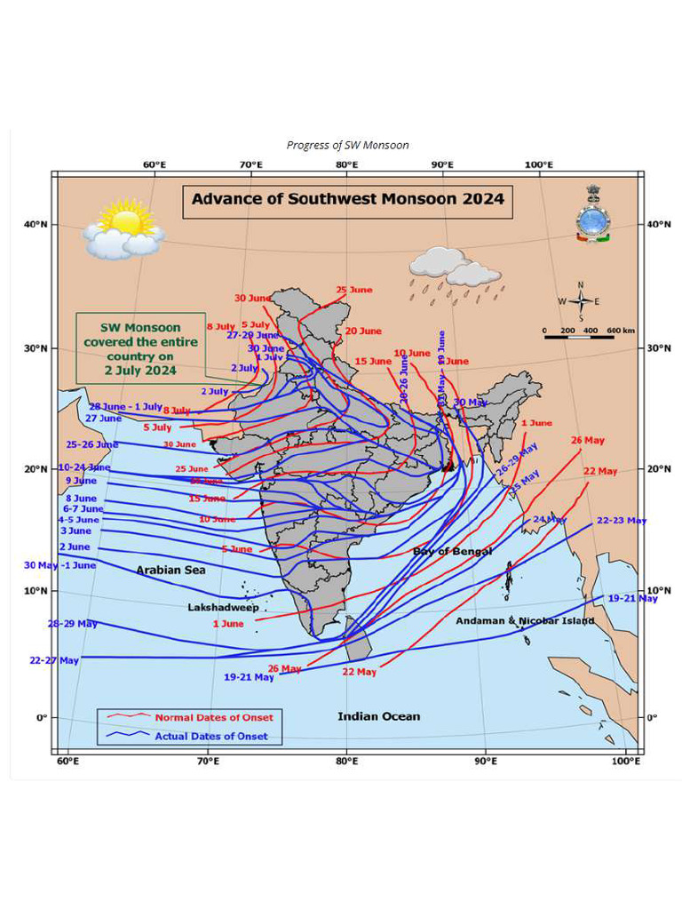Advance SW Monsoon - 1 | PDF
