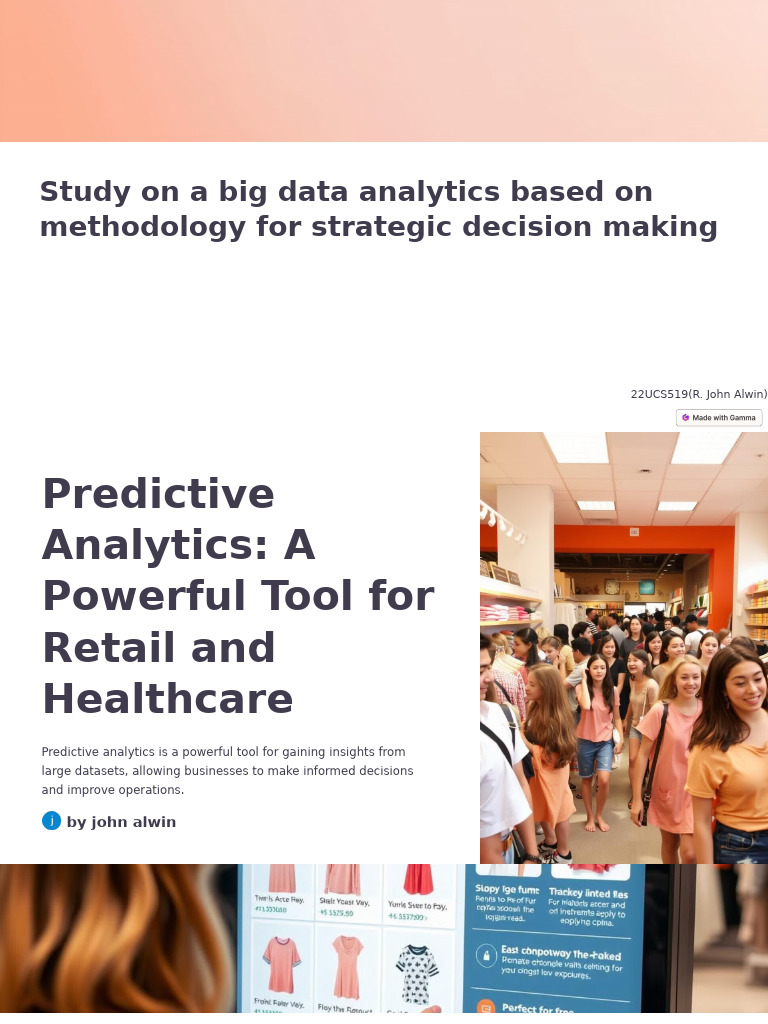 Study on a Big Data Analytics Based on Methodology for Strategic Decision Making (1) | PDF ...
