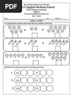 UKG Math Worksheet: Addition & Subtraction | PDF