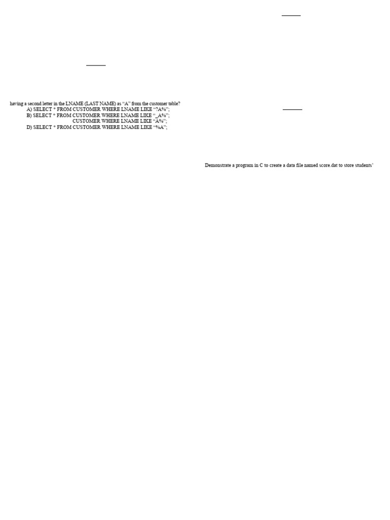 Computer Science XII MGMT | PDF | Databases | Object Oriented Programming