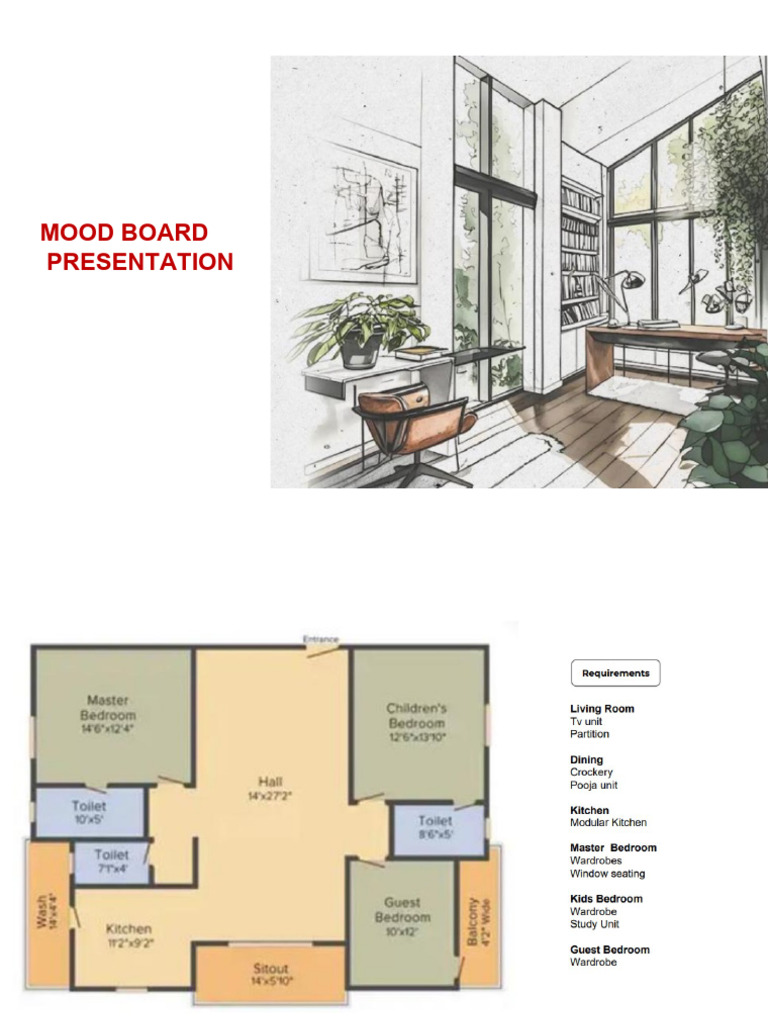 Mood Board Presentation for Home Design | PDF