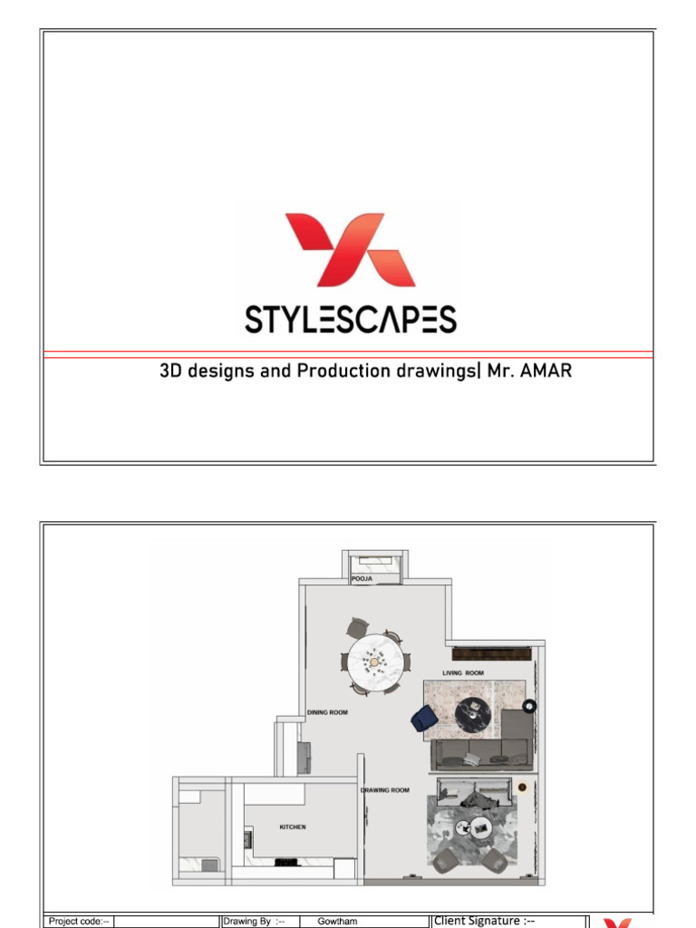 MR Amar Final Design Drawings 05-03-2024 | PDF