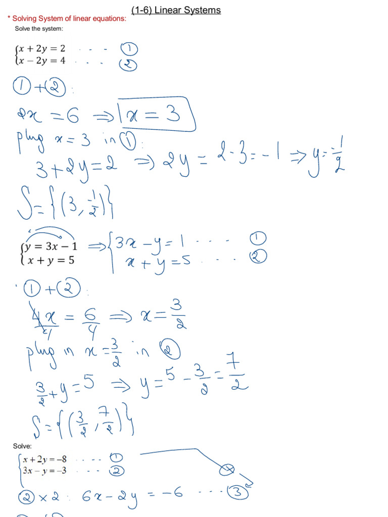 (1 6) +Linear+Systems | PDF