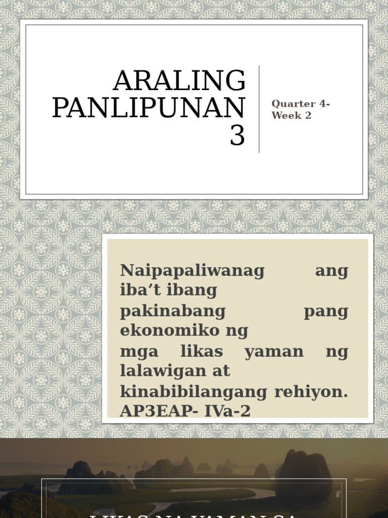 Aralpan - Q4 - Week 2 | PDF