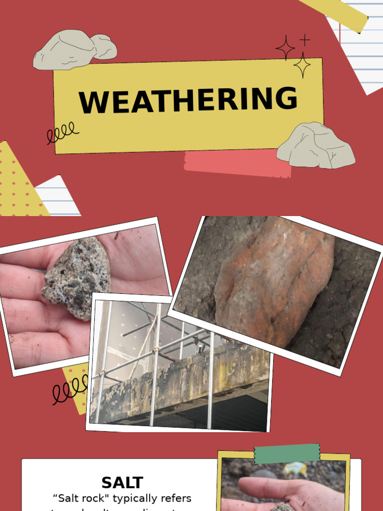 Weathering Effects of Salt and Acid Rain | PDF
