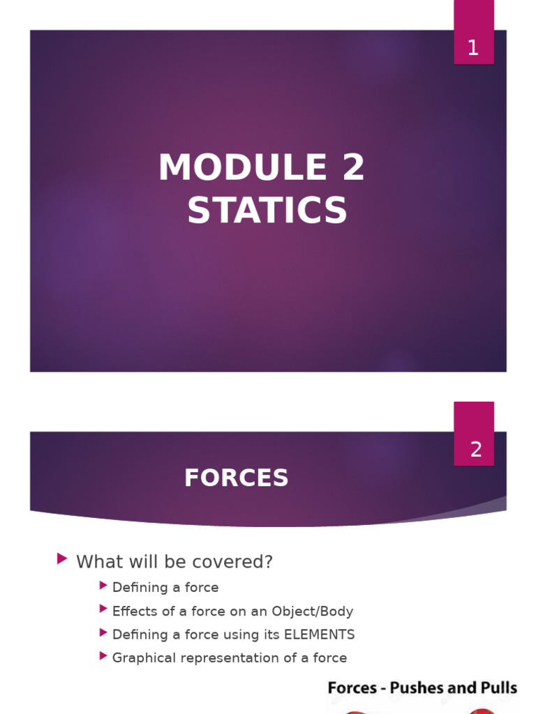 Module 5 - Concurrent Forces | PDF