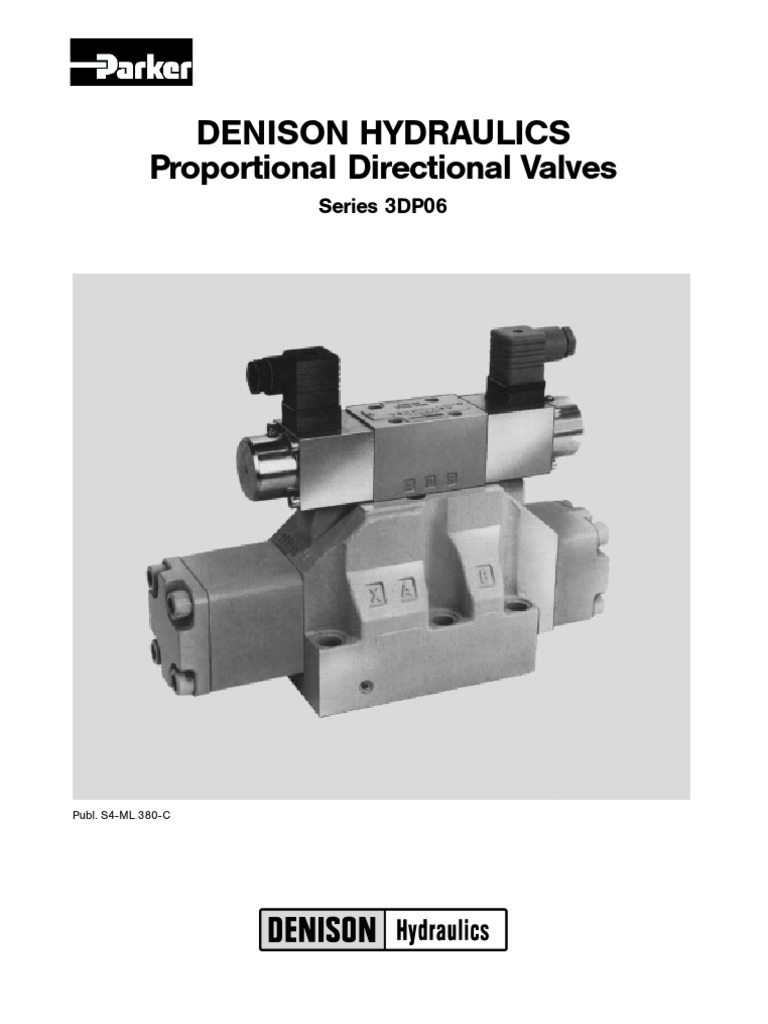 Denison Hydraulics Proportional Directional Valves: Series 3DP06 | PDF