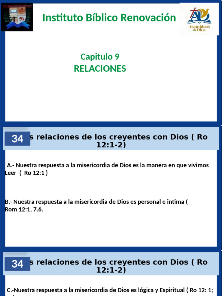 Relaciones y Amor en Romanos 12 | PDF
