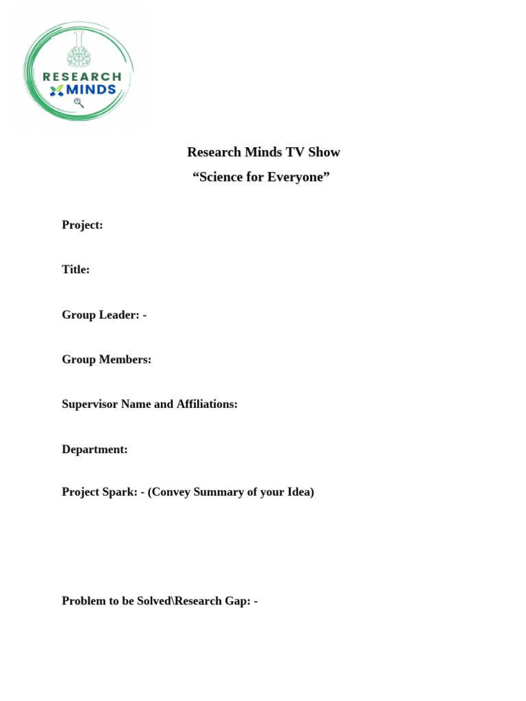 Project Template | PDF