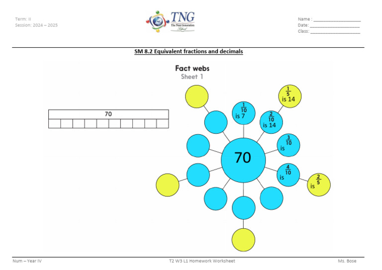 NUM - Y4 T2 W3 L1 Homework | PDF